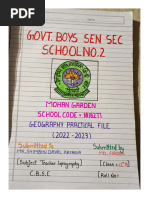 Class 12 Geography Map Work Guide | PDF