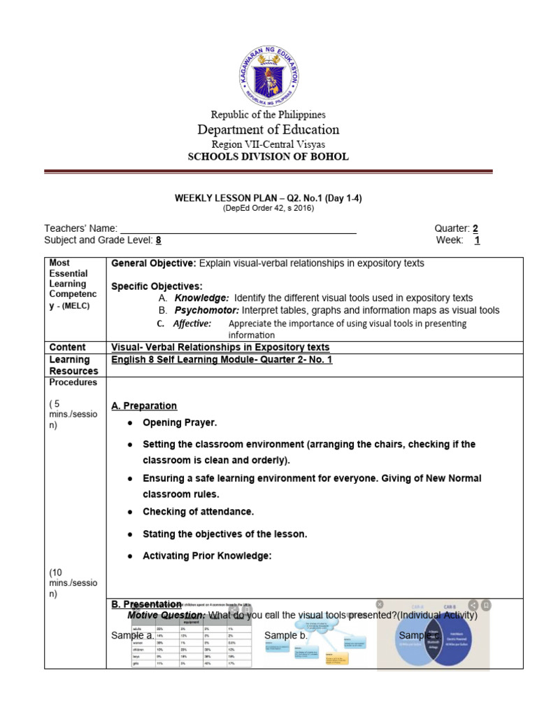 Bohol Eng8 Q2 WK1 | PDF | Komodo Dragon | Pie Chart