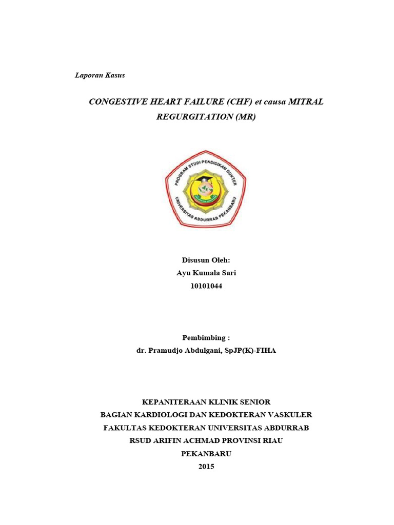 Laporan Kasus ayu | PDF