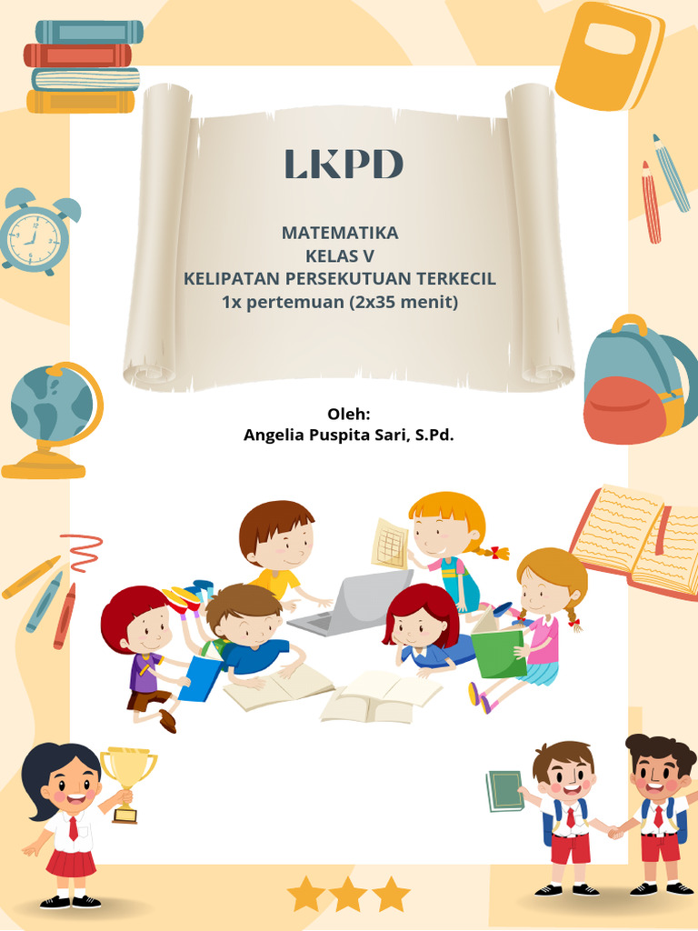 LKPD Matematika Kelas V | PDF | Game & Aktivitas | Komputer