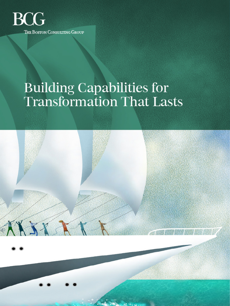 Building Capabilities For Transformation That Lasts | PDF | Sales | Pricing