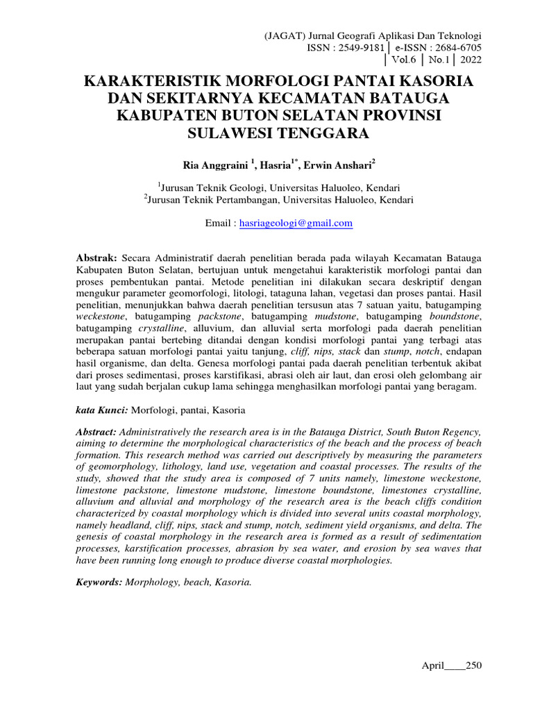 24.karakteristik Morfologi Pantai | PDF