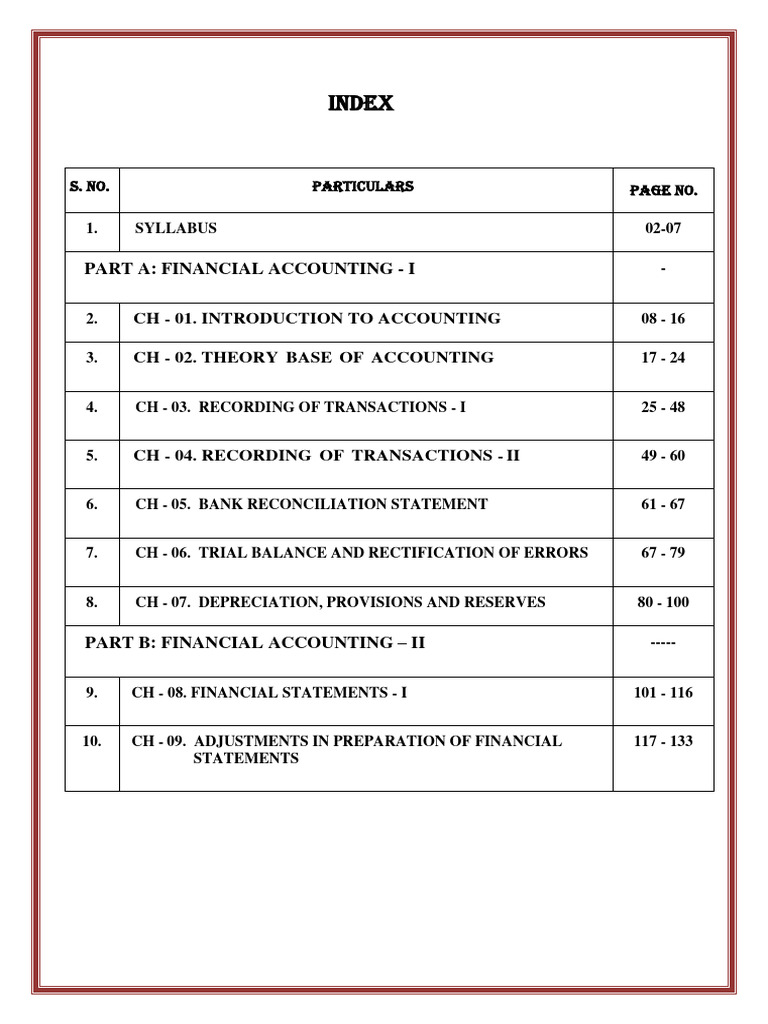 Xi Accountancy Syllabus 23-24 | Download Free PDF | Debits And Credits | Income Statement