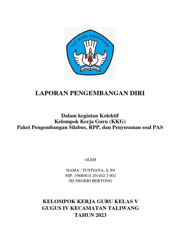 Laporan KKG | PDF