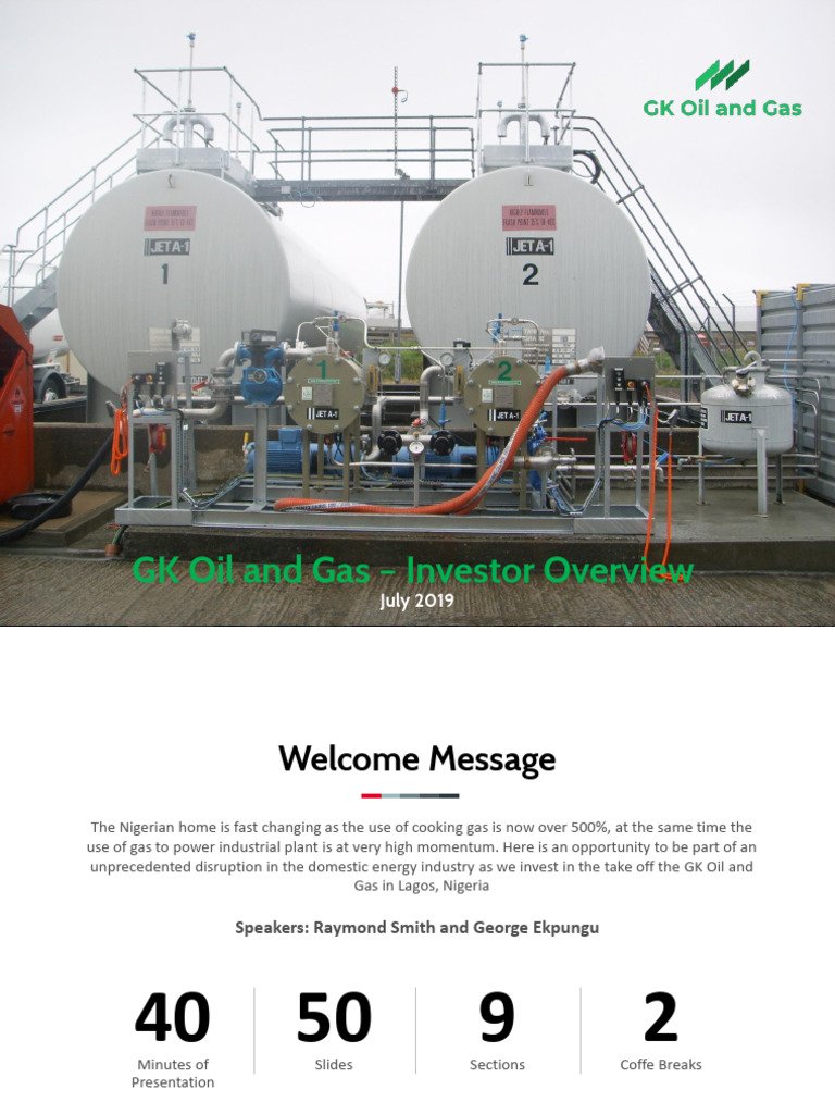 GKGAS - LPG Business Plan | PDF | Advertising | Retail