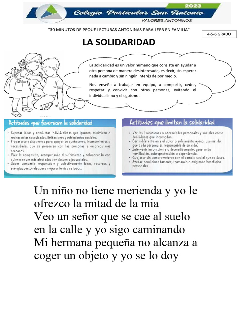 Pequelecturas-Teoria de La Solidaridad | PDF