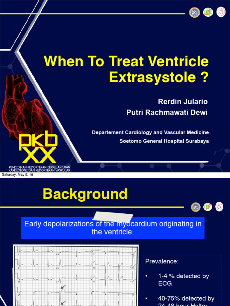 When To Treat Extrasystole - Dr. Rerdin | PDF | Heart | Physiology