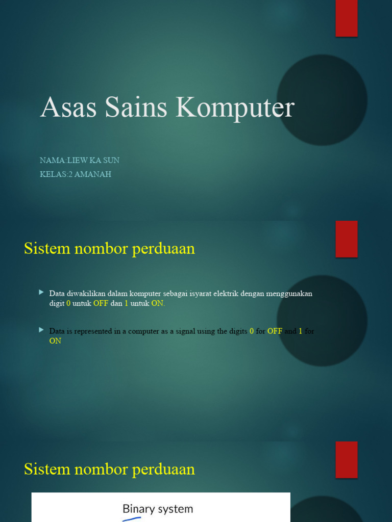 Asas Sains Komputer | PDF