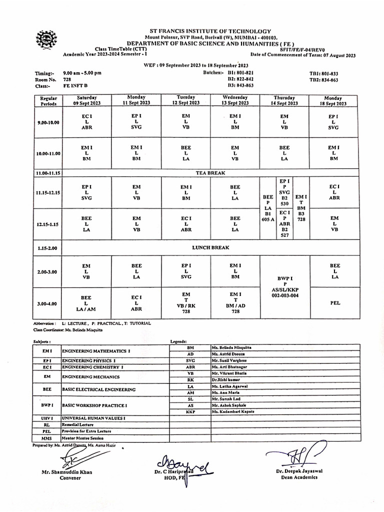 Extra Lecture - INFT B | PDF