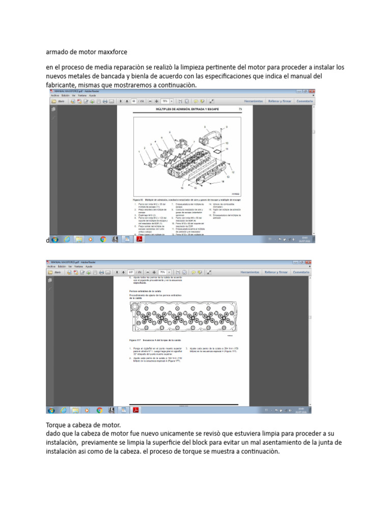 Armado Maxxforce | PDF