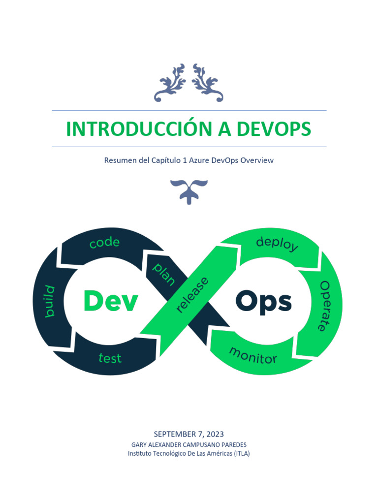 Resumen Del Capítulo 1 Azure DevOps Overview | PDF | Software | Ingeniería de software