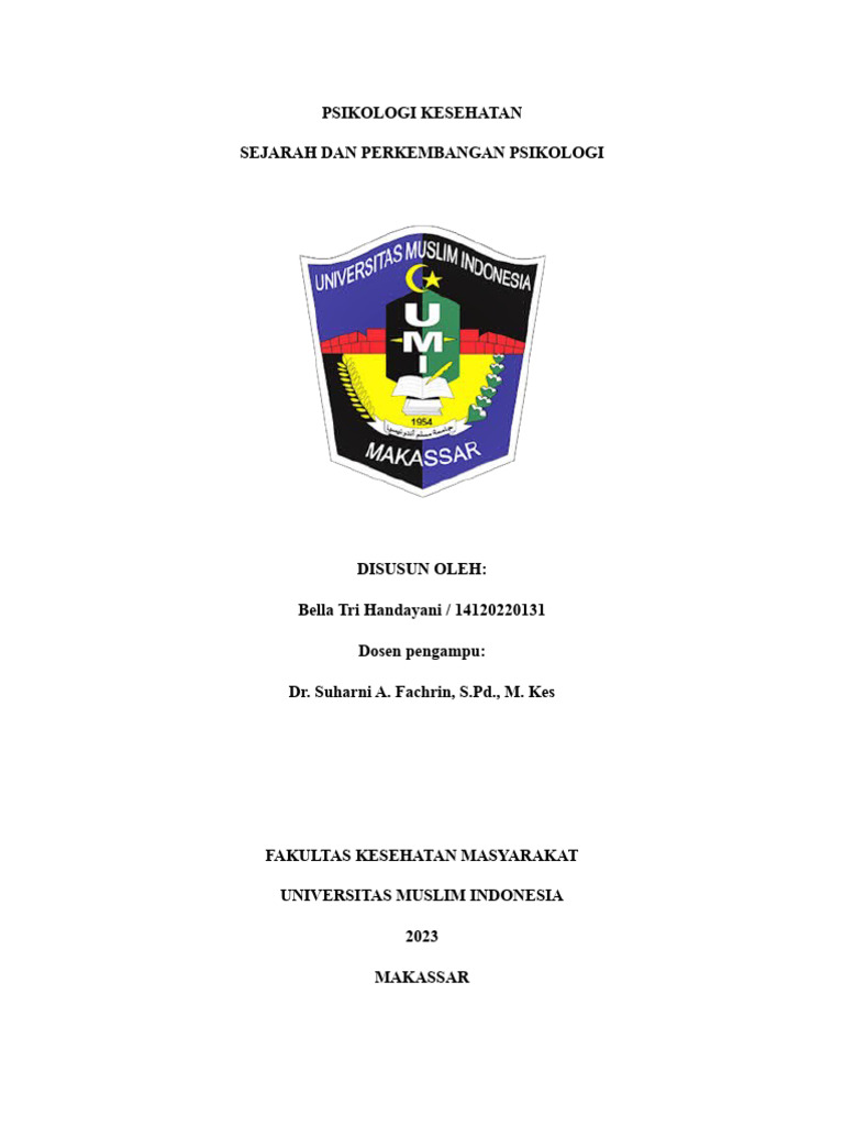 Psikologi Kesehatan Pdf