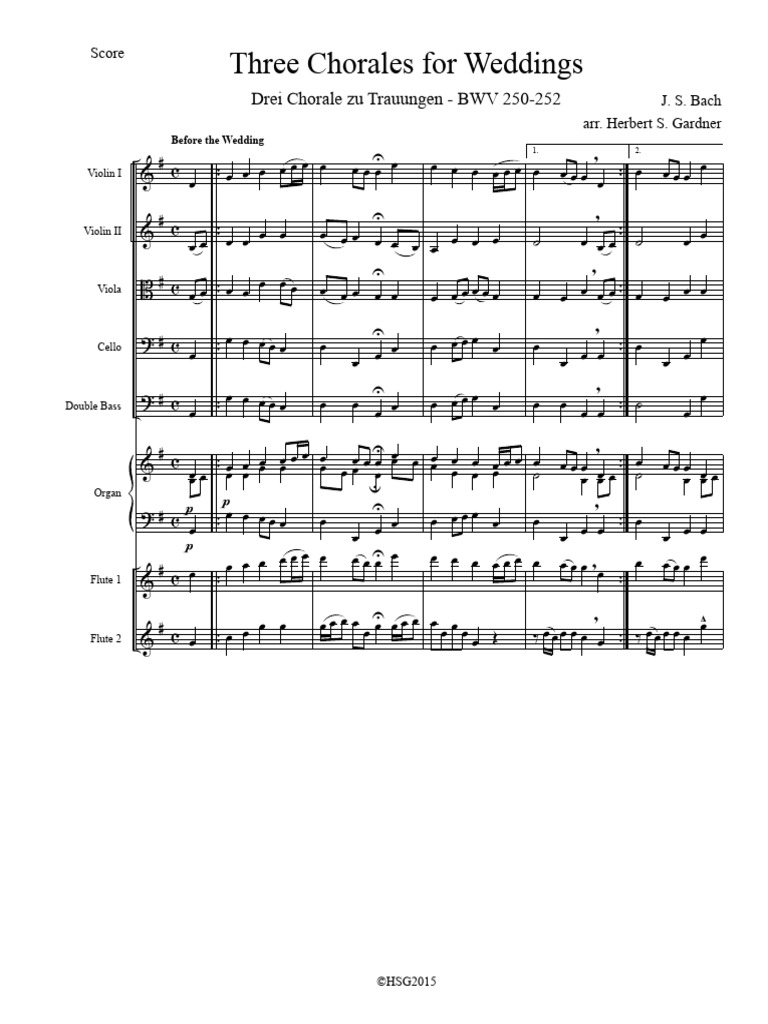Three Chorales Score T | PDF