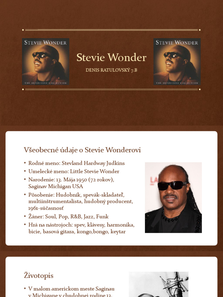 Stevie Wonder | PDF