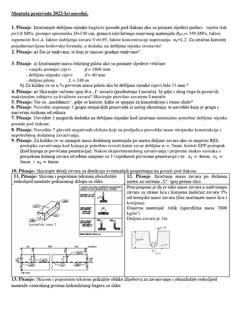 Pitanja Izvanredni | PDF