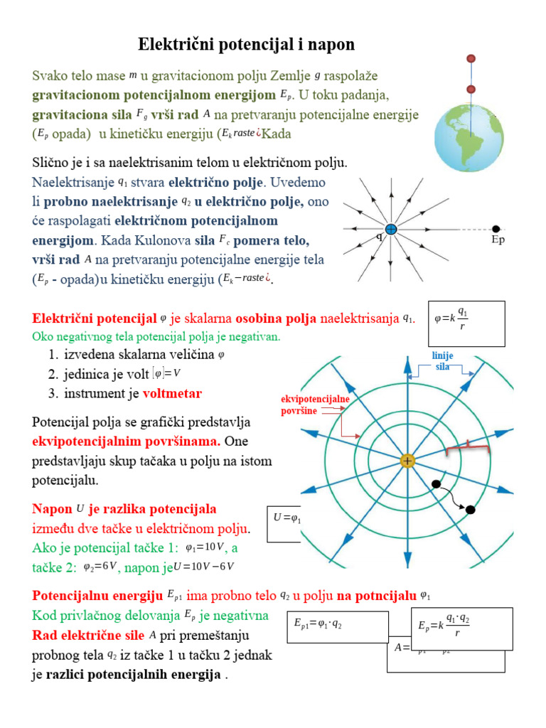 6 Električni Potencijal I Napon 2 | PDF