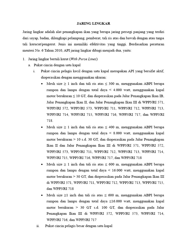 Jaring Lingkar | PDF