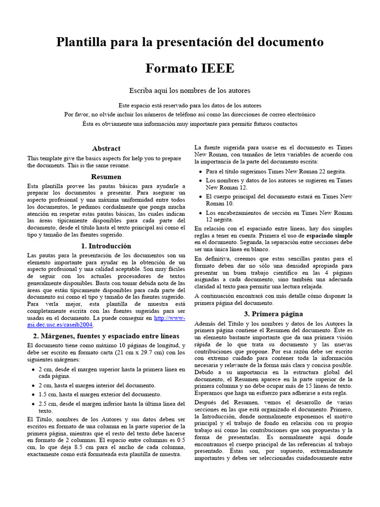 Formato IEEE | PDF