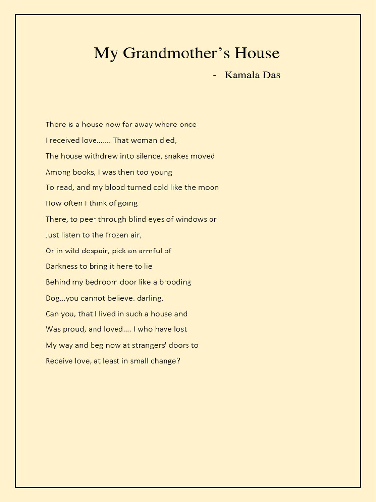 My Grandmothers House | PDF