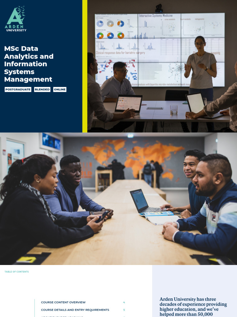 MSC Data Analytics and Information Systems Management | Download Free PDF | Data | Data Analysis