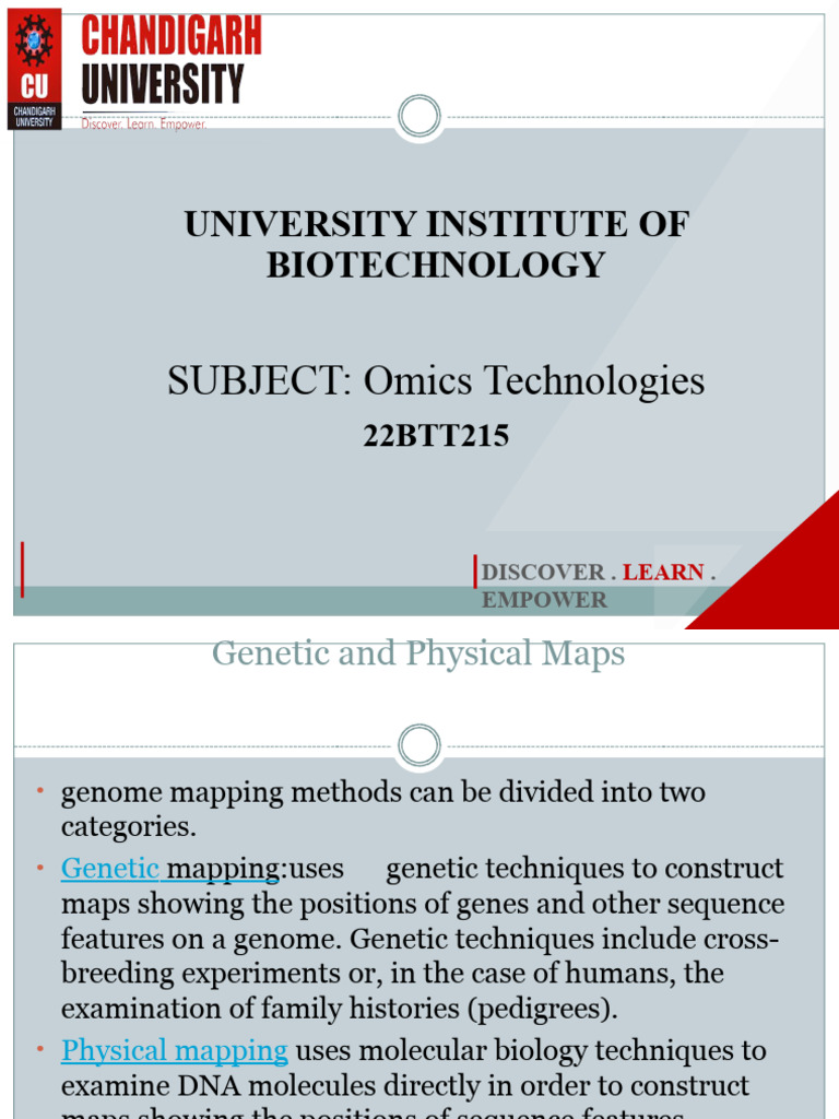 Lecture 2genome - Mapping | PDF | Genetic Linkage | Single Nucleotide Polymorphism