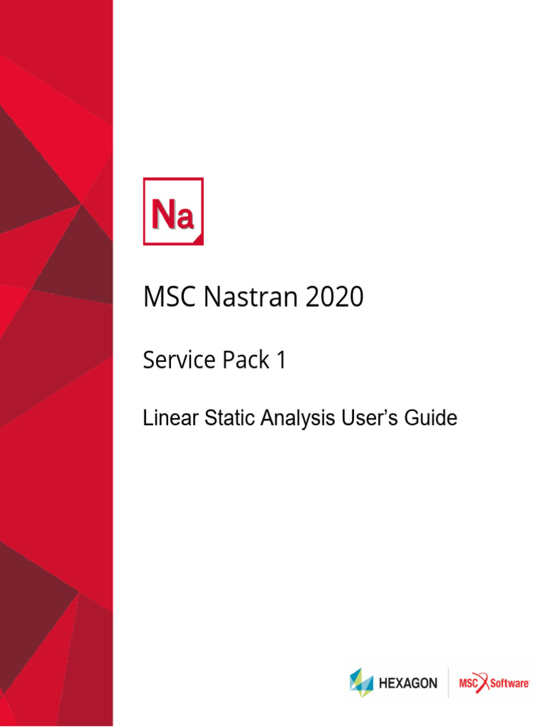 6 Msc Nastran 2020 Linear Static Analysis User Guide Pdf Buckling Trademark