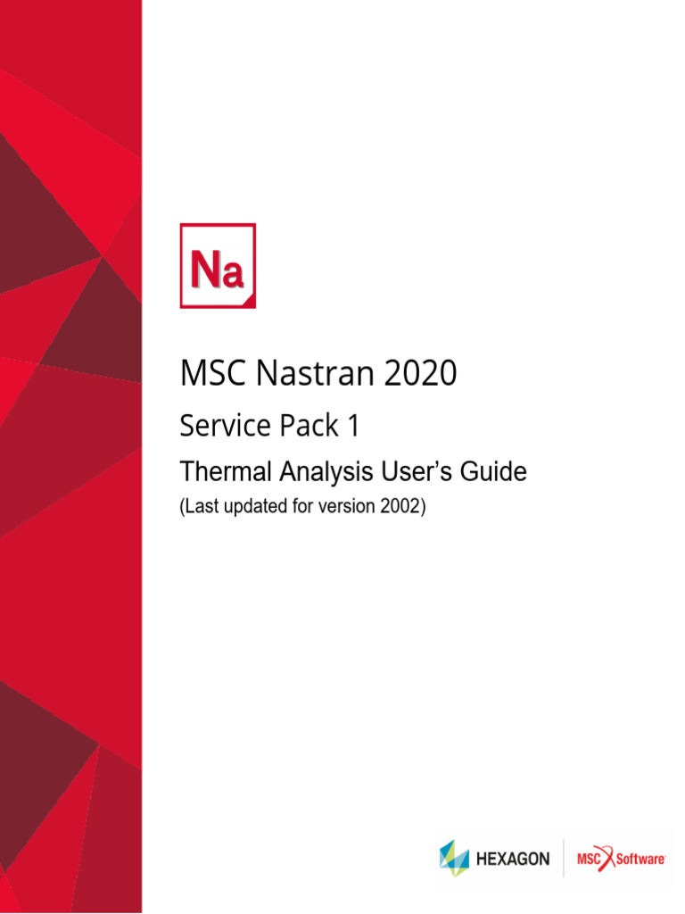 MSC Nastran 2020 Thermal Analysis User Guide | PDF | Trademark | Computing