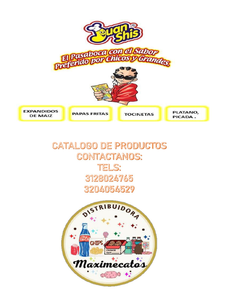Catálogo de Sabores Juanshis | PDF
