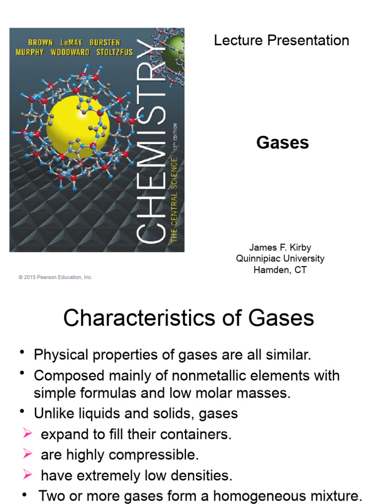 Gas Laws and Properties Lecture | PDF | Gases | Mole (Unit)