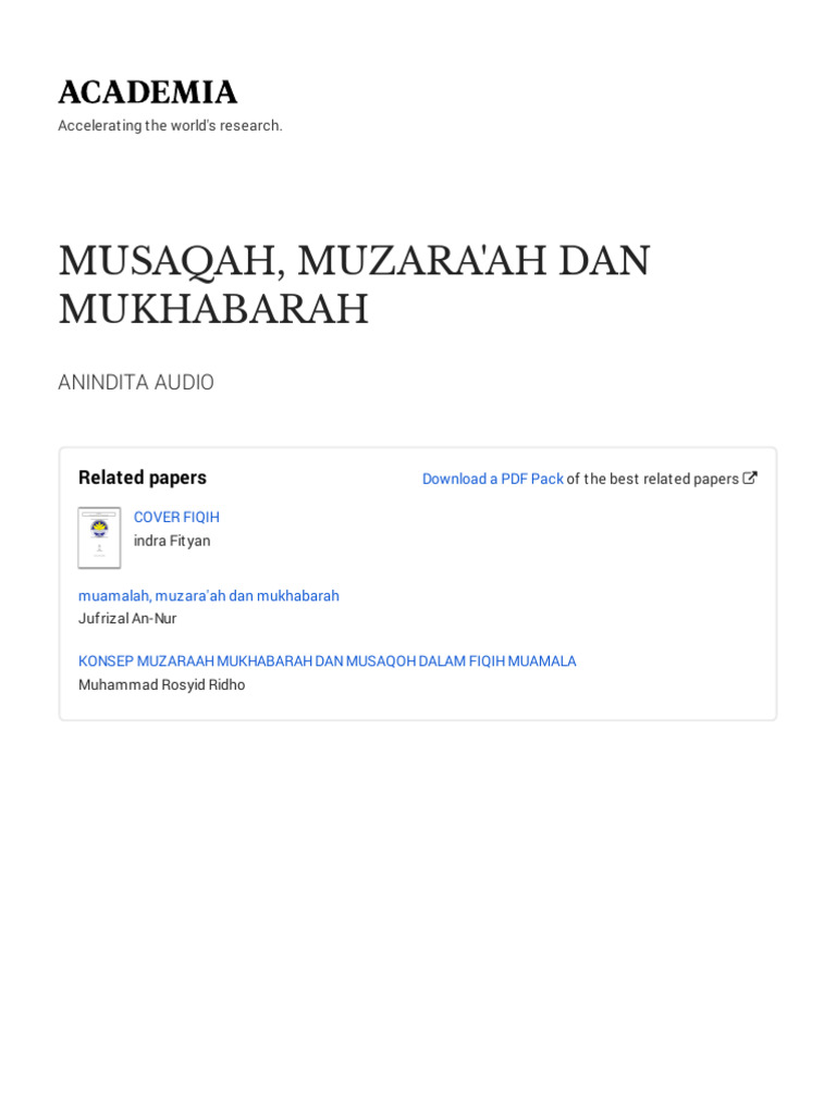 2a. 03. Anindita Audio Amilia. Musaqah Muzara Ah Dan Mukhabarah-with ...