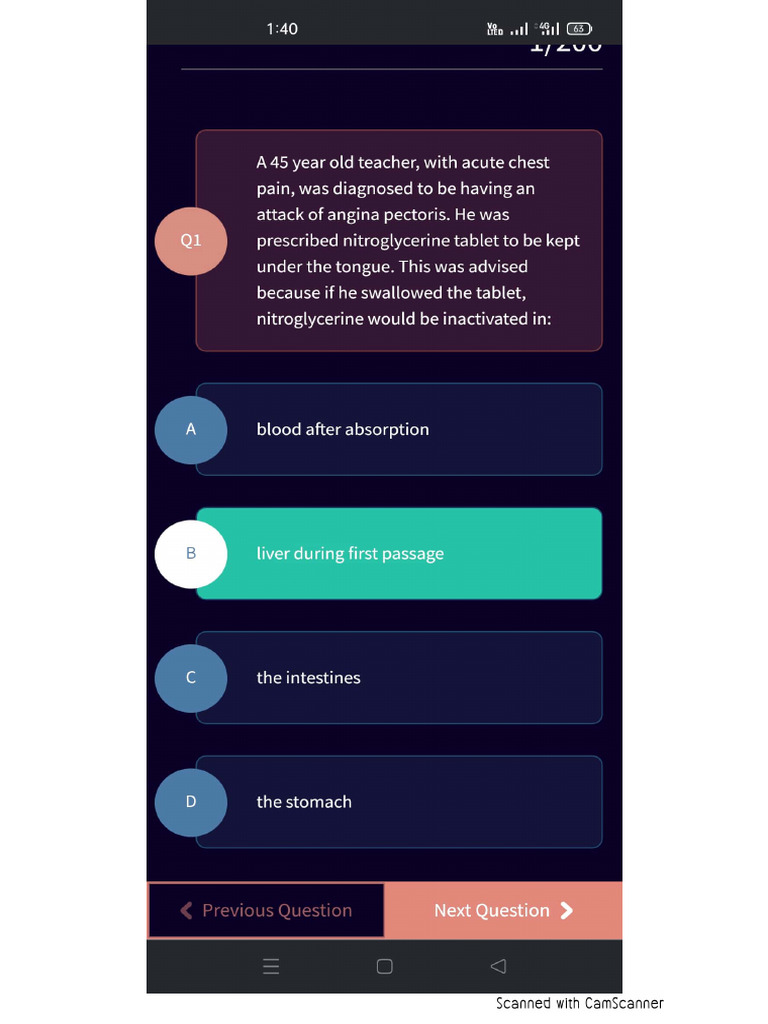 Plab 1 Mock Test | PDF