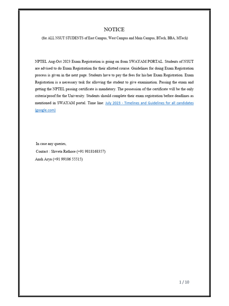 NPTE EXAM REGISTRATION GUIDE-for-NSUT-Students | PDF | Career & Growth ... NPTE EXAM REGISTRATION GUIDE-for-NSUT-Students | PDF | Career & Growth ...