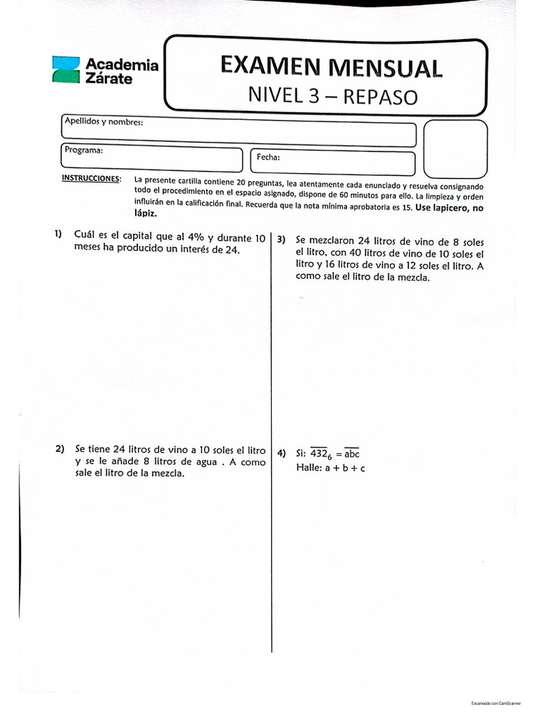 N3 Repaso em | PDF