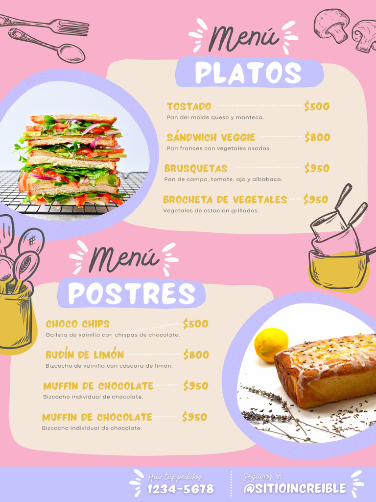 Menus Astetic | PDF