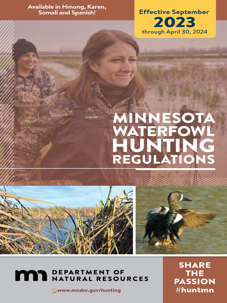 2023 Minnesota Waterfowl Hunting Guide | PDF | Hunting | Wildlife
