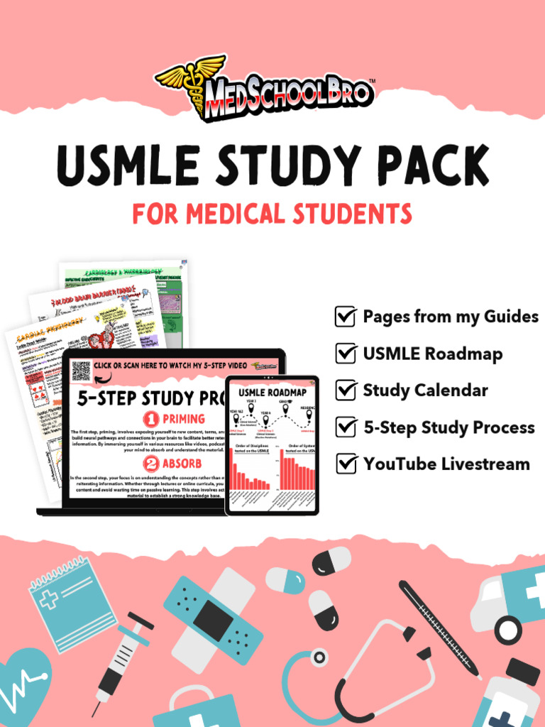USMLE Study Pack by MedSchoolBro | PDF | Learning | Cognition