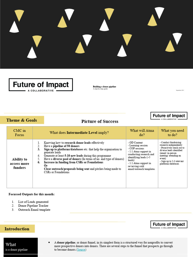 Building A Donor Pipeline - Session Deck (Eng+Hin) | PDF | Fundraising ...
