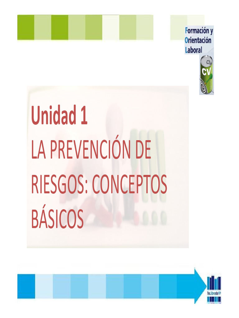 Fol 1 La Prevencion de Riesgos Conceptos Basicos | PDF | Medicina CLINICA | La seguridad