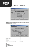 Tutorial Minex | PDF | Parameter (Computer Programming) | Data Management Software