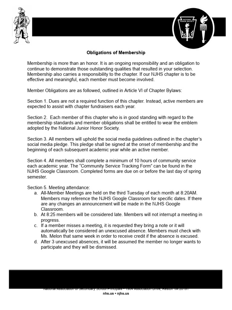 Mariana Trujillo Salgado - Membership - Obligations - Existing Members ...