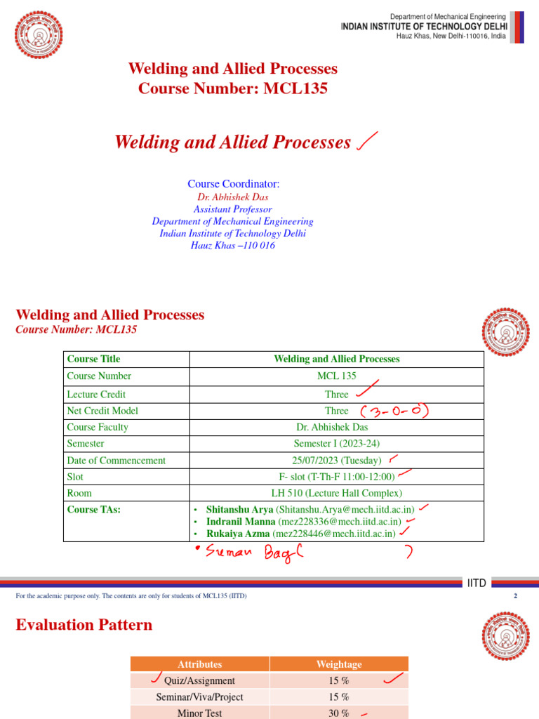 MCL-135-Welding and Allied Processes_Part 1 | PDF | Construction | Welding