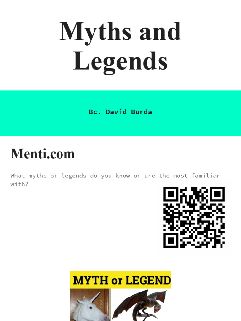 Myths and Legends | PDF | Supernatural | Legends
