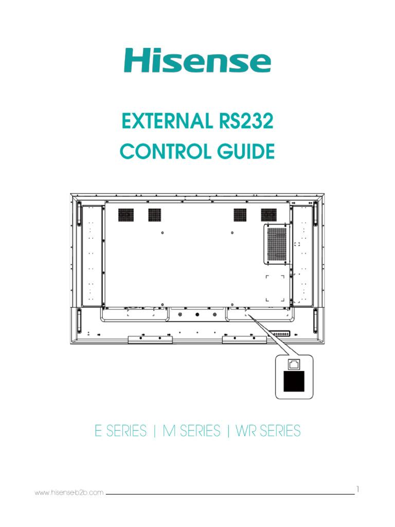 Hisense RS232 DOC V1.4 | PDF