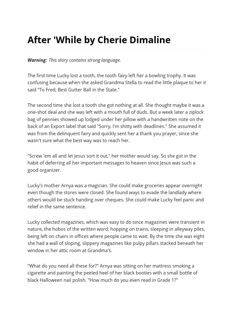 After While | PDF