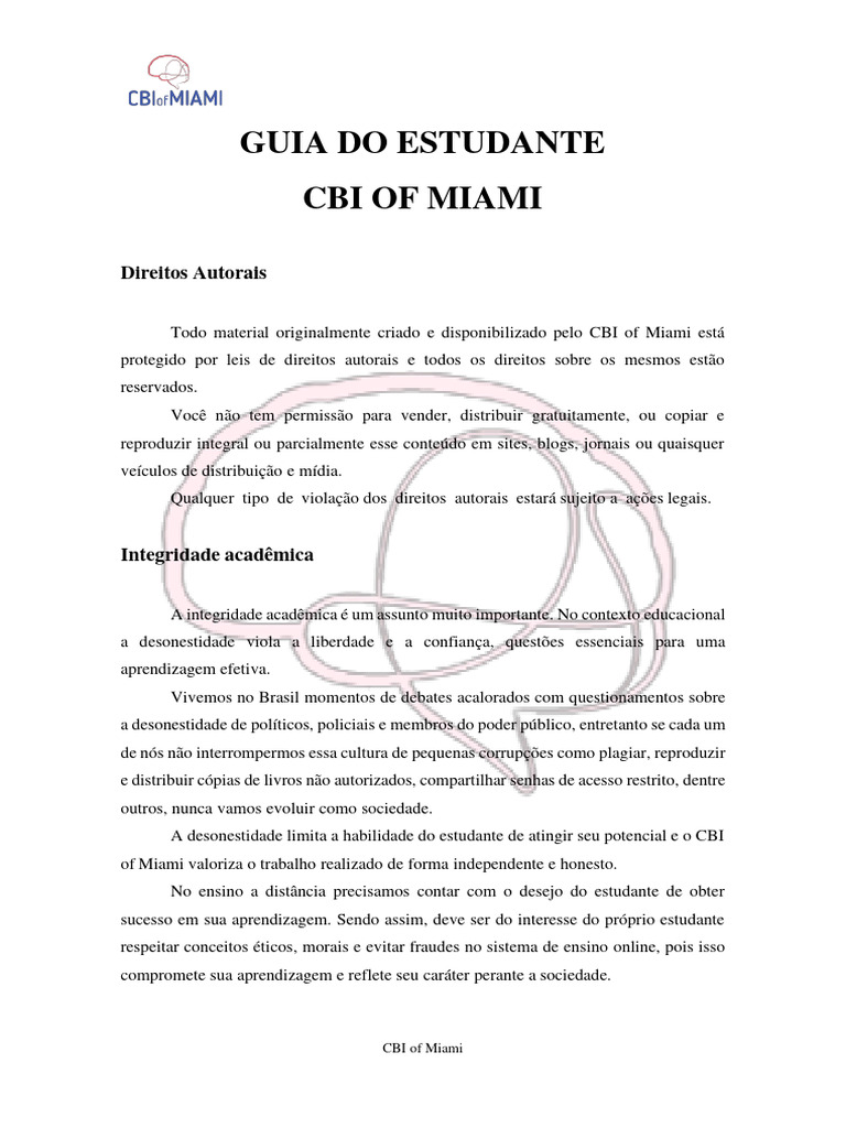 Guia Do Estudante Pdf Aprendizado Direitos Autorais