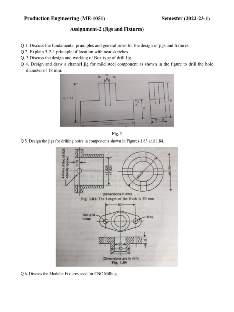 Assignment 2 (Jigs & Fixtures) | PDF