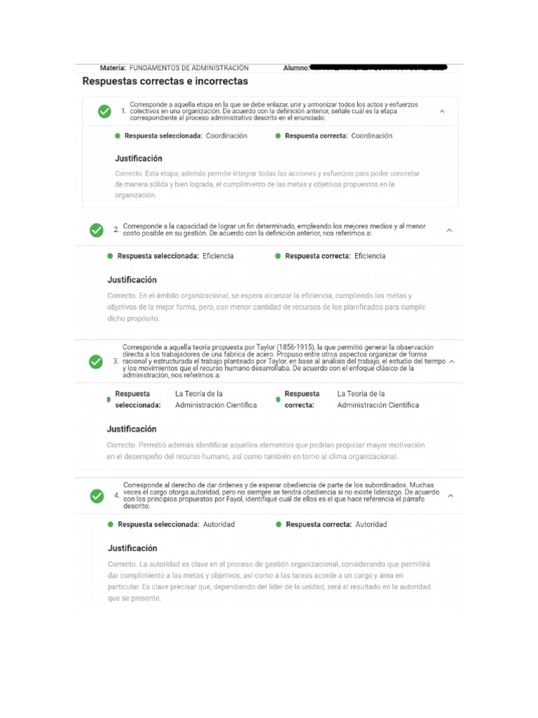 Examen Fundamentos de Administración 2022 | PDF