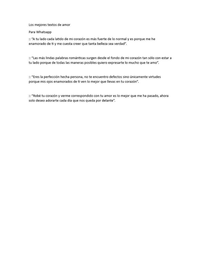 Textos de Amor | PDF | Poesía