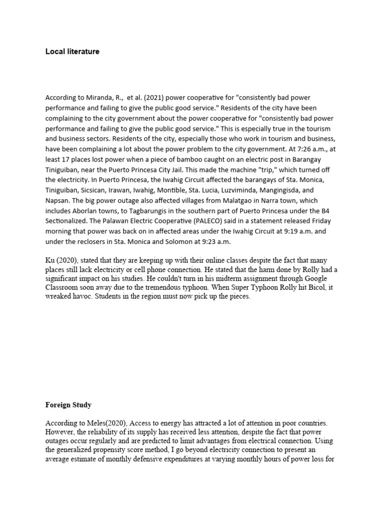 Local Literature | PDF | Infrastructure | Investing