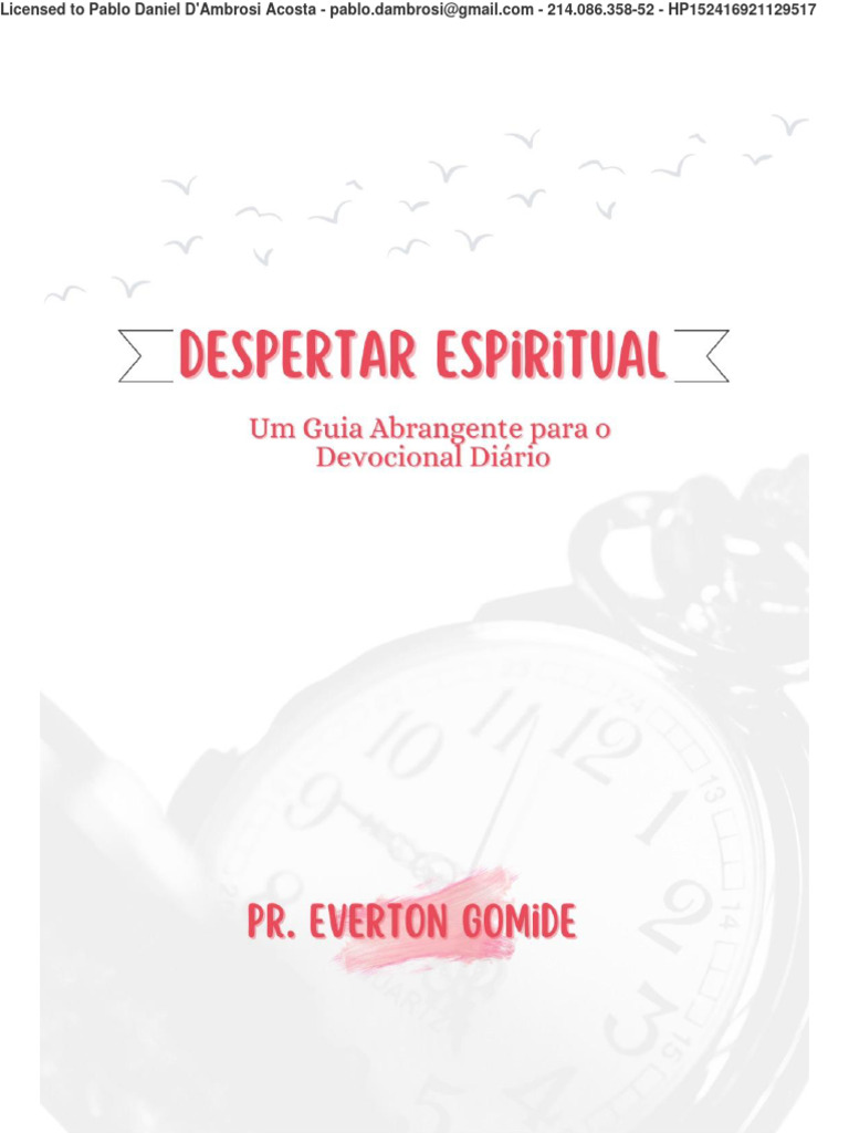Guia Devocional Diário e Meditação | PDF | Oração | Bíblia